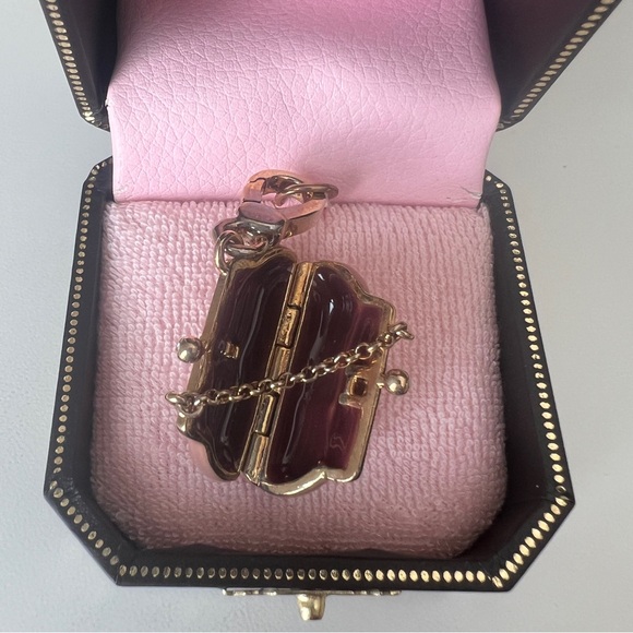 Juicy Couture | Jewelry | Juicy Couture Pink Status Bag Charm | Poshmark
